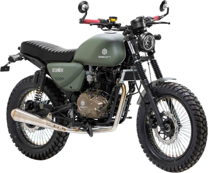 Мотоцикл GEON SCRAMBLER LIGHT 200CR (SCR200CR) купити у інтернет-магазині Rmoto, Київ, Україна