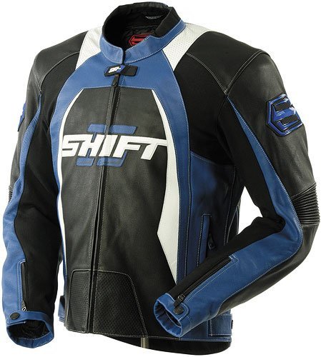 Куртка Shift SR-1 LEATHER JACKET [BLACK/BLUE] (70069-013-007) купити у ...
